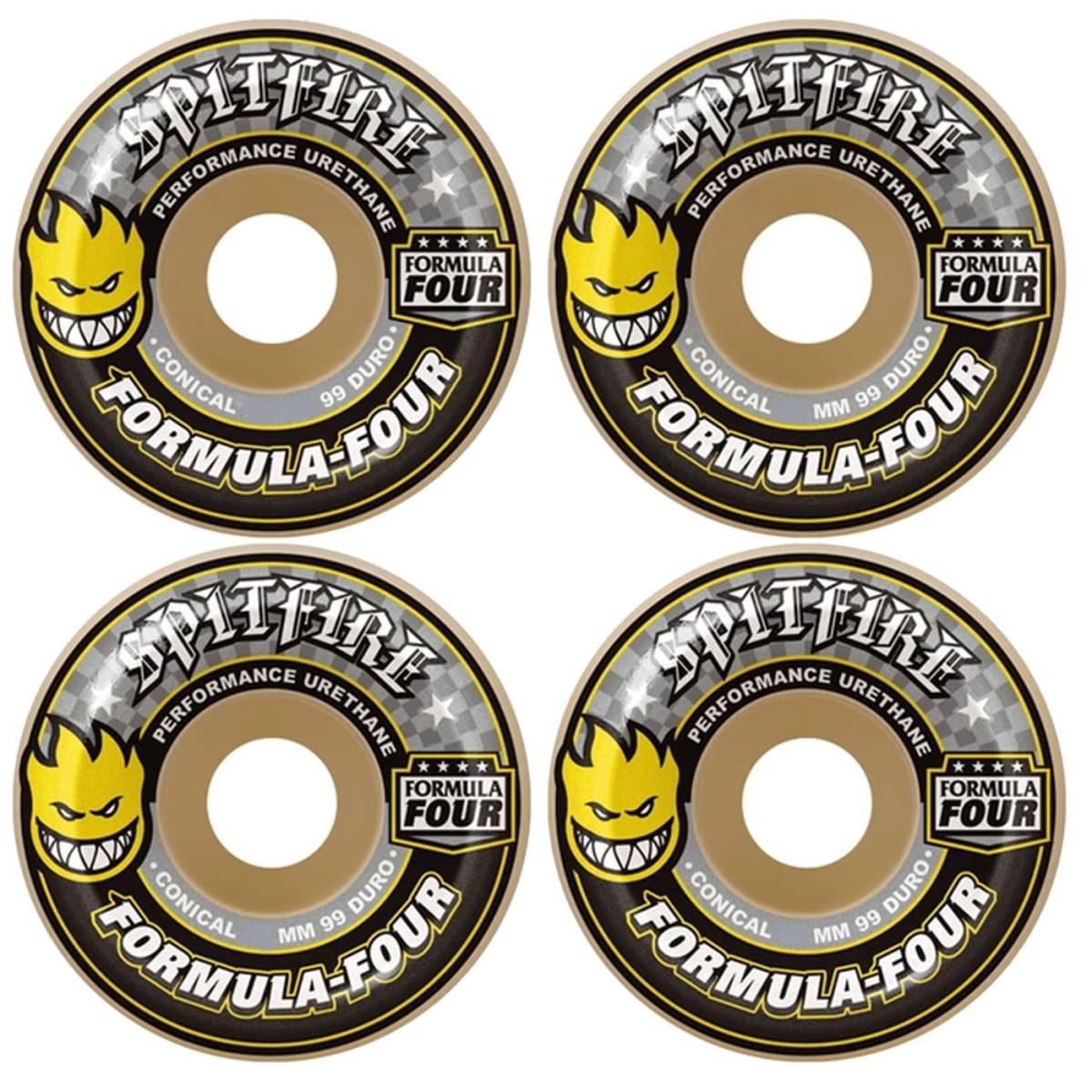 Ruedas Spitfire F4 99du Conical Yellow – bangconcept